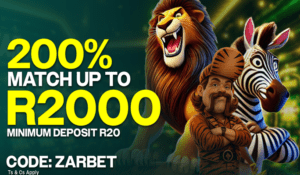ZARbet 200% Welcome Bonus | SpinaSlots